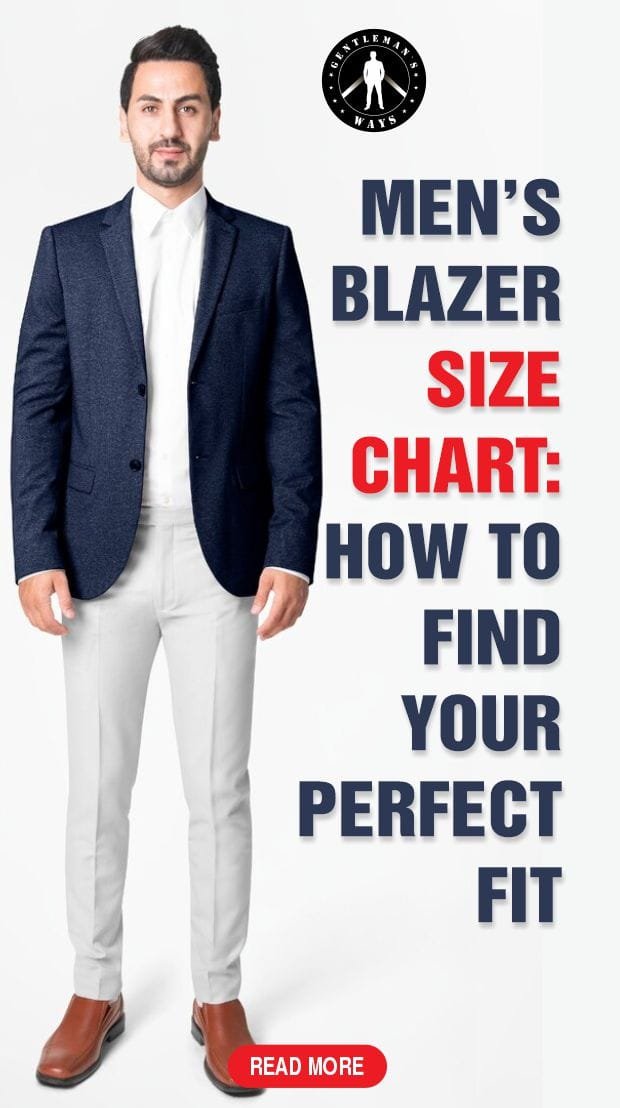 Men's Blazer Size Chart: Find Your Perfect Fit